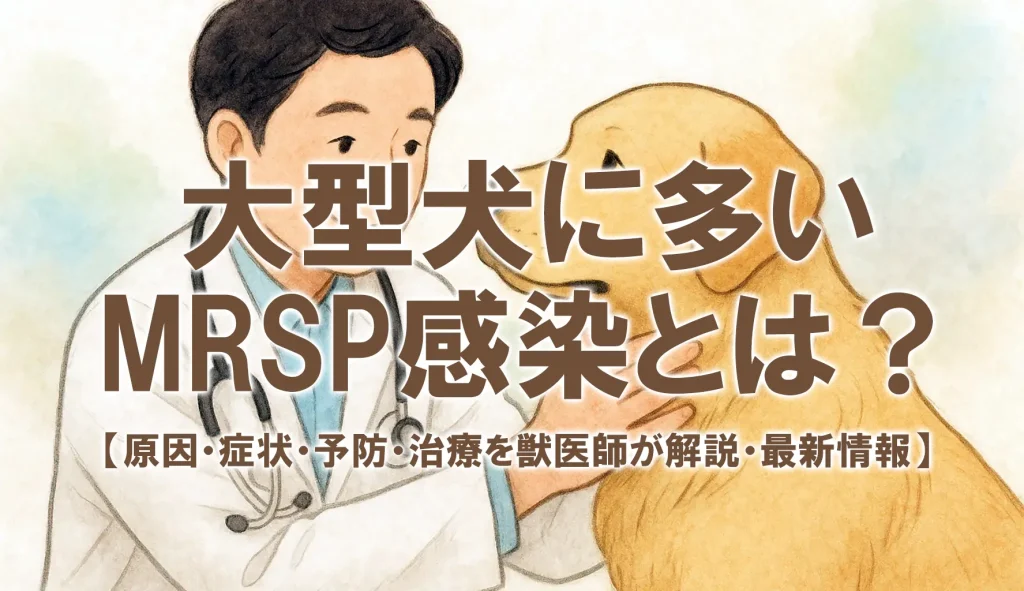大型犬に多いMRSP感染とは？原因・症状・予防・治療を獣医師が解説【最新情報】 | Petory（ペットリー）
